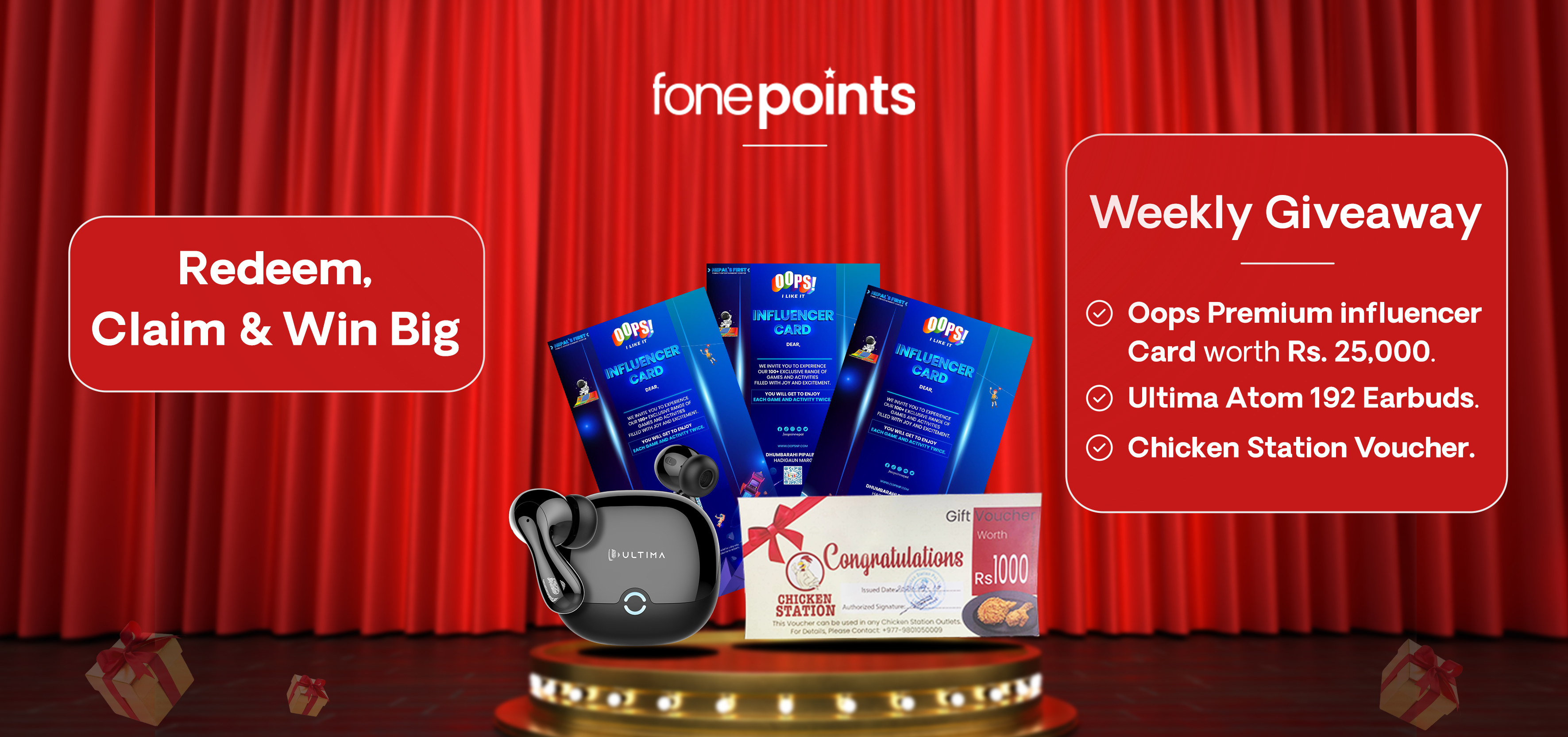 Redeem & Win Weekly Prizes in Fonepoints Campaign 2024 - Exclusive ...